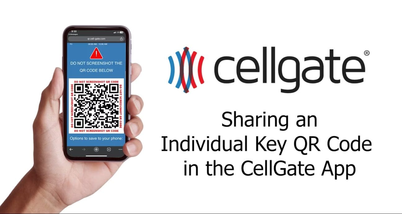 Share Individual Keys | CellGate App Tutorial